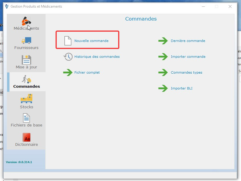 Passage d'une commande – Vetocom